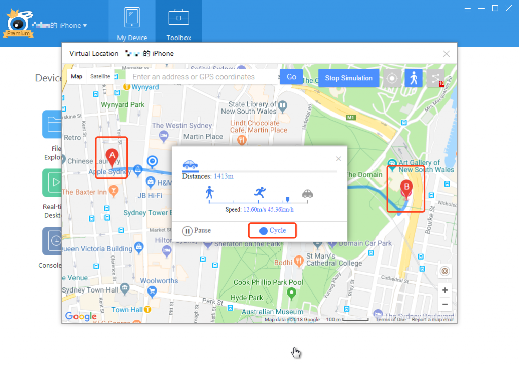 How to fake gps location on iPhone - iTools(Thinkskysoft)