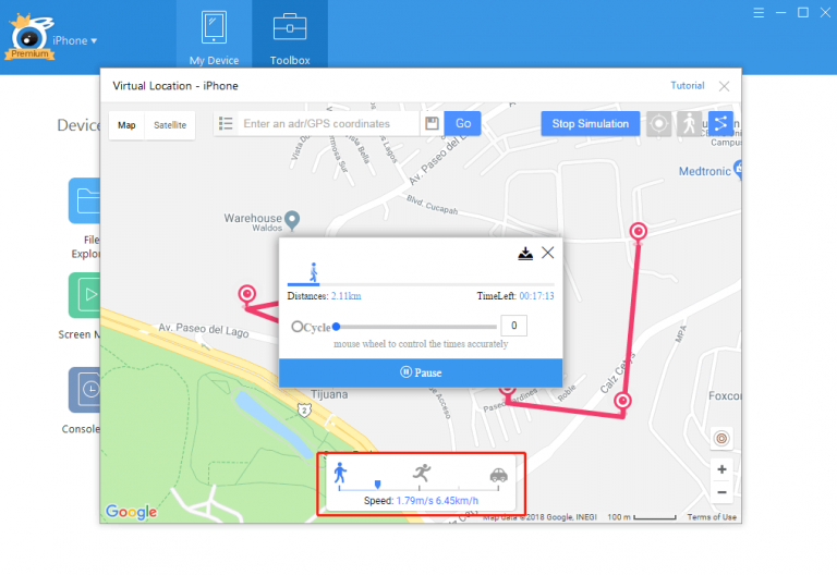 How to fake gps location on iPhone - iTools(Thinkskysoft)